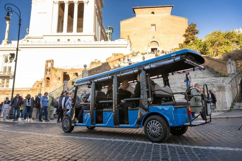Rome: Guided Golf Cart Tour with Gelato and Souvenir - Iconic Landmarks Up Close