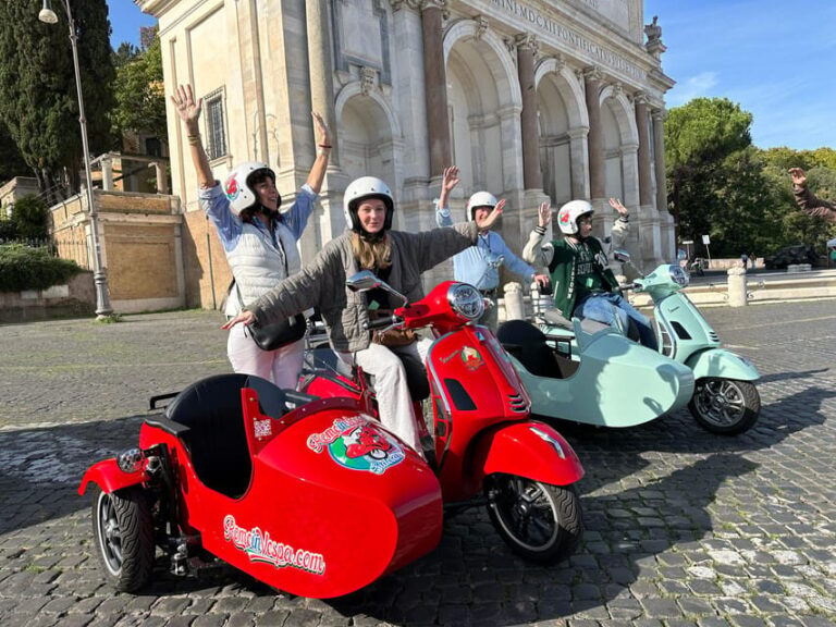 Rome in GoldenHour Private Vespa Sidecar Sunset Tour &Spritz - The Itinerary: What You’ll See and Do