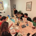 Rome: Painting Class with Unlimited Wine - The Art of the Experience