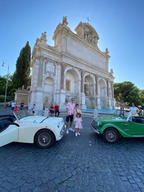 Rome Panoramic Tour by Vintage Cabrio Classic Car - Key Points