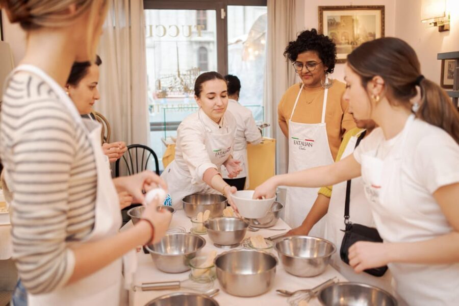 Rome: Pasta and Tiramisu Cooking Class in Piazza Navona - The Itinerary: From Dough to Dessert