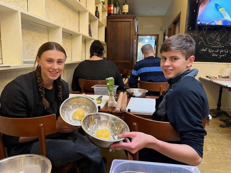Rome: Pasta Cooking Class with Wine, Coffee, and Limoncello - Detailed Breakdown of the Itinerary