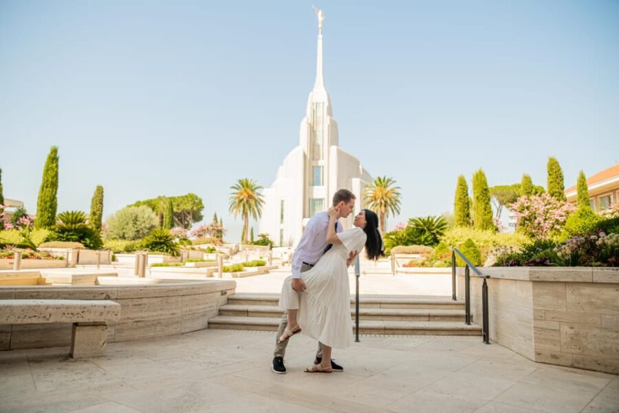 Rome: Photoshoot at Rome Italy Temple - The Photoshoot Itself