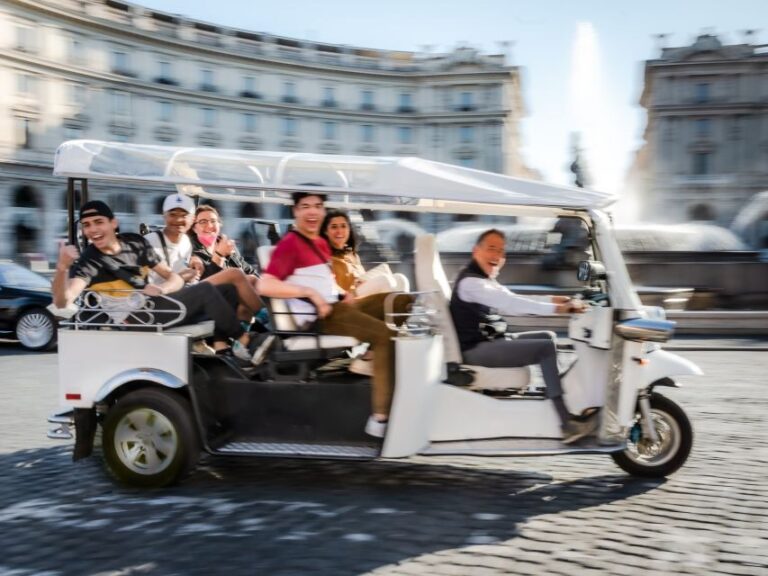 Rome: Private City Tour by Electric Tuk Tuk - What Is Included and How Is the Tour Structured?