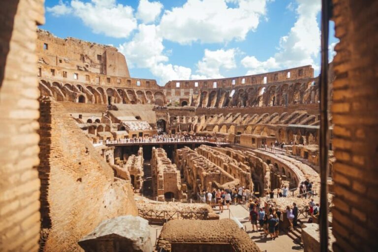 Rome: Private Early Morning Colosseum Express with Arena - Itinerary Breakdown: What to Expect