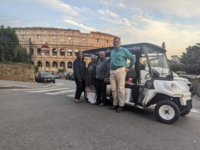 Rome: Private Golf Cart Tour with Hotel Pickup - The Itinerary: What You’ll See and Do