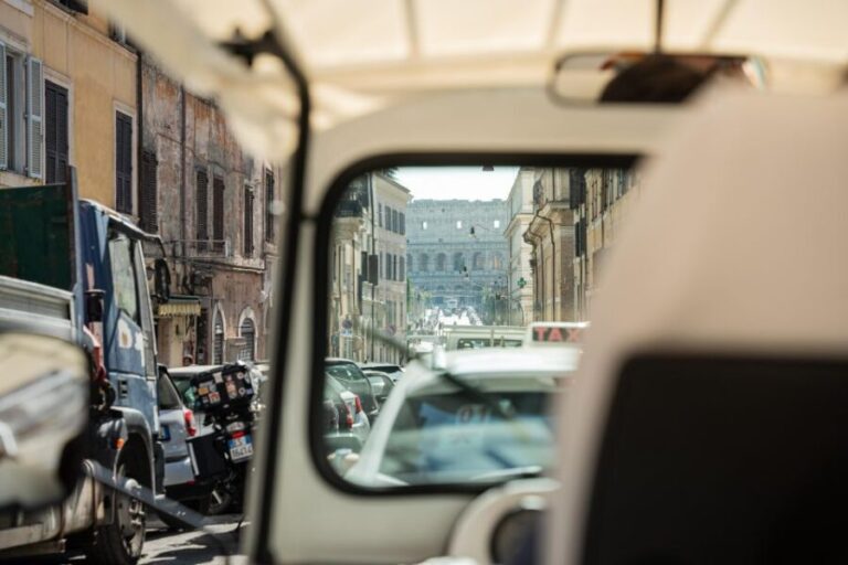Rome: Private Tuk Tuk Tour with Hotel Pickup and Prosecco - The Bottom Line