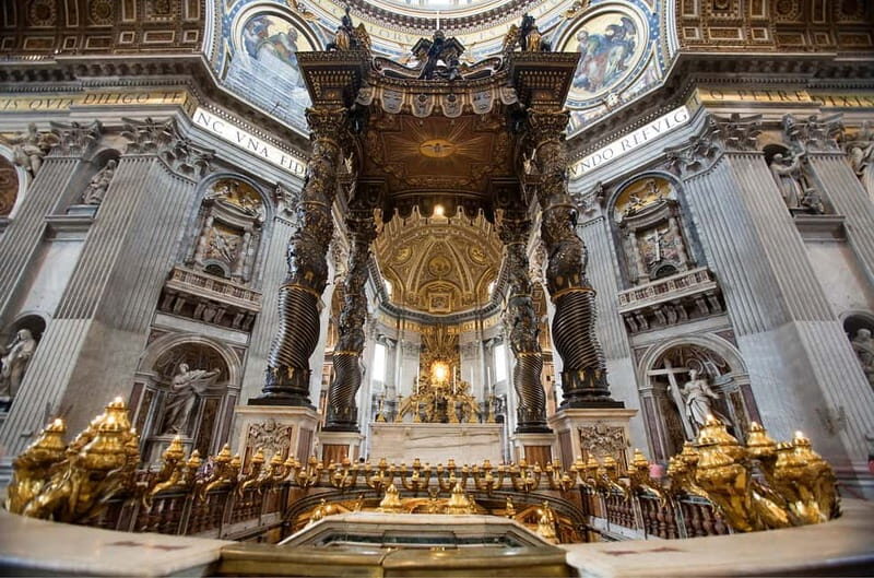 Rome: Skip The Line St.Peters Basilica, Tombs & Dome Tour - Exploring the Basilica’s Masterpieces