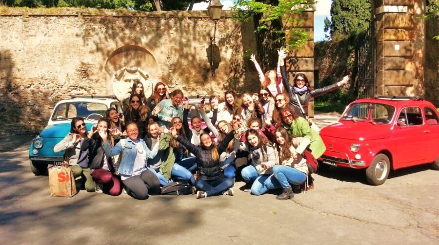 Rome: Tour in a Vintage 60s Fiat 500 with Paparazzi Photo - The Highlights of the Tour