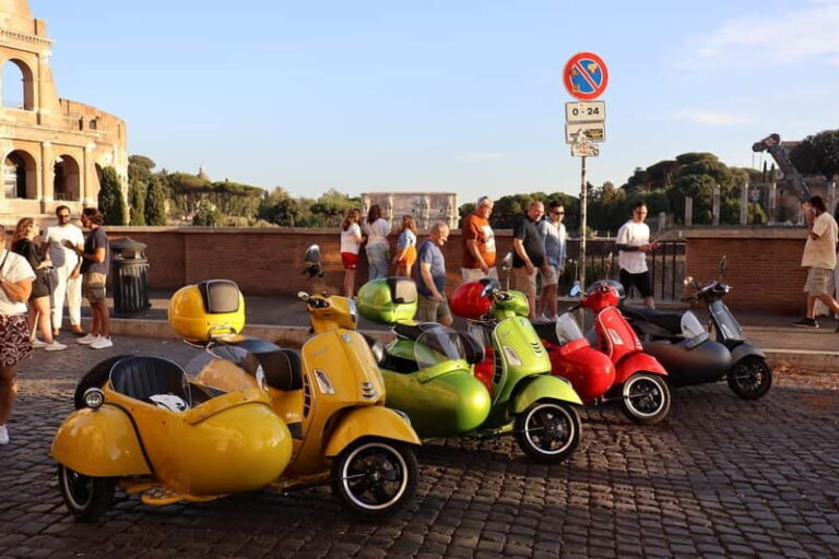 Rome: Vespa Sidecar Tour with Hotel Transfers & Gelato - The Richness of Authenticity