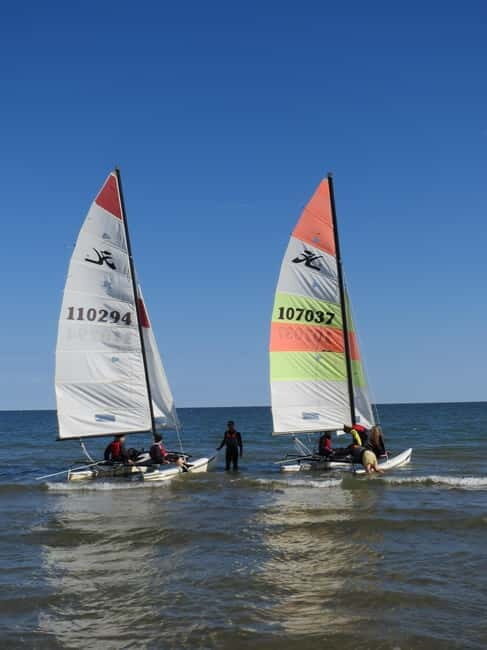 Sailing course for adults with catamarans at the Jesolo beach resort - Detailed Itinerary Breakdown