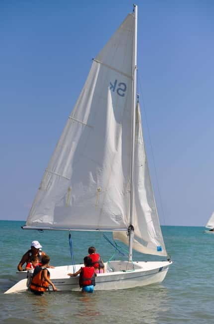 Sailing course for children at the Jesolo beach - The Value for Families and Kids