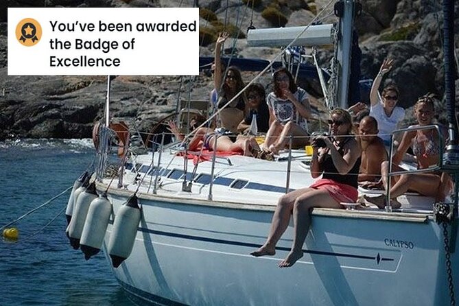 SAILING full day island DIA with lunch from Heraklion CRETE - Key Points