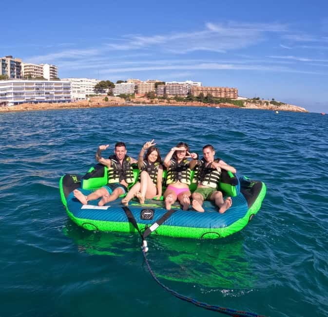 Salou: Private Inflatable Water Sofa Ride - The Itinerary Breakdown