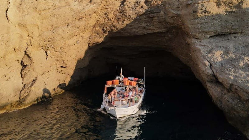 San Antonio: Cala Bassa, Cala Conta and Cave Boat Trip - The Journey Begins: Sailing toward the South of Ibiza