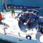 Santorini: 7-Hour Private Catamaran Cruise with Food & Drink - The Food and Drink Experience