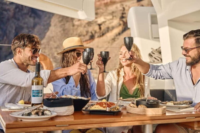 Santorini: Caldera Classic Catamaran Cruise w/ Meal & Drinks - The Itinerary Breakdown: What to Expect