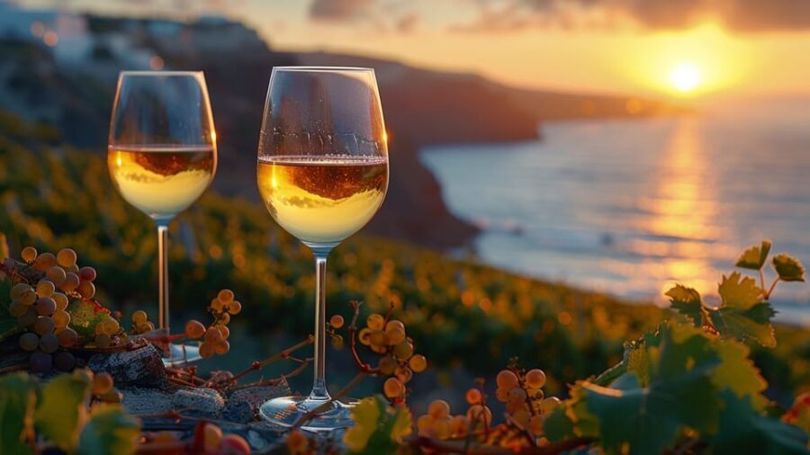 Santorini: Culture & Highlight Tour with Wine Tasting - Exploring Megalochori: Authentic Village Charm