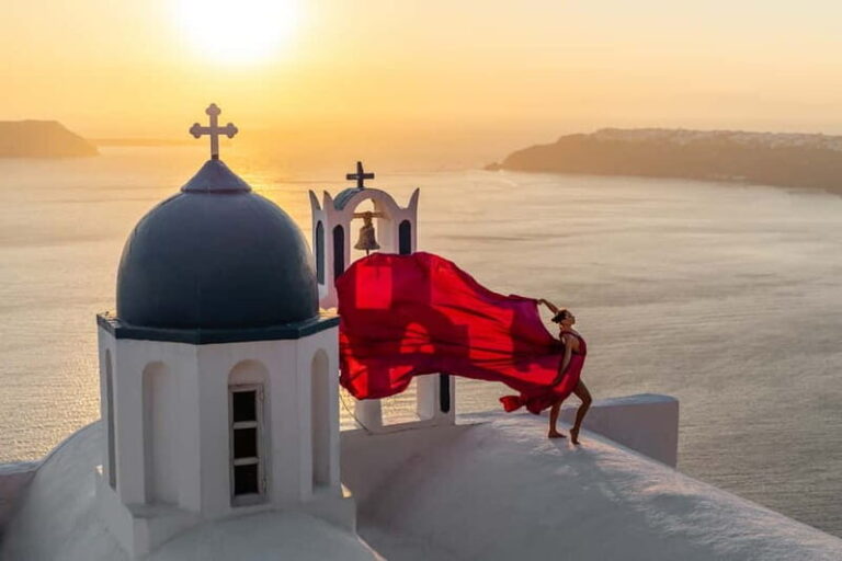 Santorini: Flying Dress Photoshoot - The Experience Based on Real Reviews