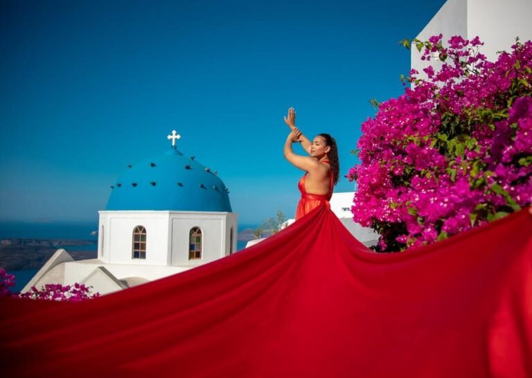 Santorini: Flying Dress Photoshoot - The Itinerary: From the First Shot to Last