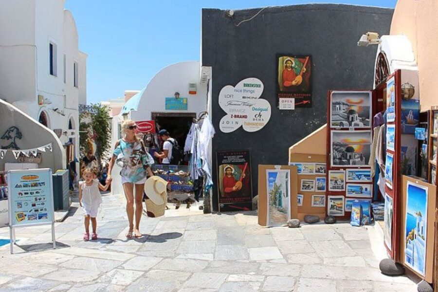 Santorini Island Bus Tour and Caldera Sunset Cruise - The Quaint Village of Thirasia and Lunch Options