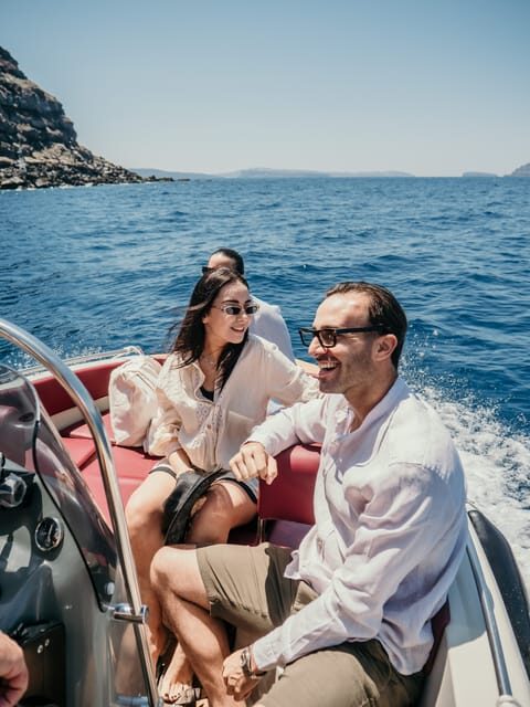 Santorini: License Free, Luxurious Small Boat Rental - Itinerary Breakdown: What Do the Stops Offer?