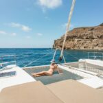 Santorini: Luxury Catamaran Day Trip with Meal and Open Bar - The Itinerary: Varied Stops with Unmatched Views