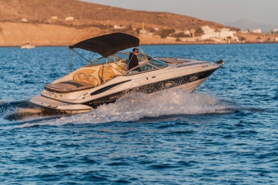 Santorini: Luxury private speedboat with food and drinks - Itinerary Highlights and What to Expect