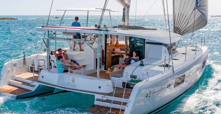 Santorini: Private Luxury Catamaran Cruise with Greek Meal - The Itinerary in Detail
