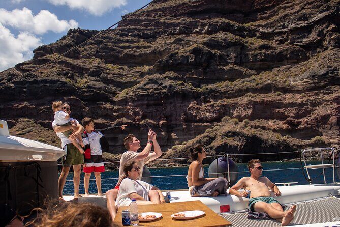 Santorini Sailing Catamaran Daily Cruises w/ Greek BBQ @Thirasia - What’s the Experience Like?