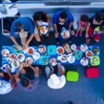 Santorini Sunset Fishing Trip with Dinner and Drinks - The Food and Drinks