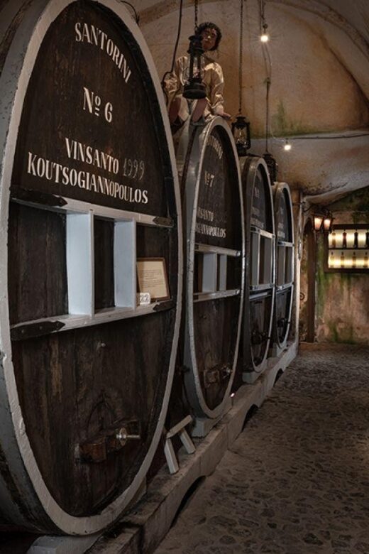 Santorini Visit Cave Wine museum and Wine tasting - How the Experience Plays Out