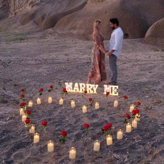 Santorini: Vlychada Beach Romantic Proposal Package - Breaking Down the Experience