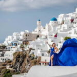 Santorini:Flying Dress shoot with Professional photographer - The Itinerary Breakdown