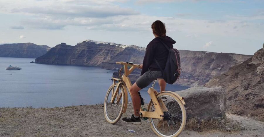 Santorini's Handcrafted Wooden E-Bike Rental - Breaking Down the Itinerary