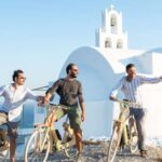 Santorini's Private Wooden E-Bike Tour with Lunch or Dinner - The Itinerary: From Perissa to Hidden Gems