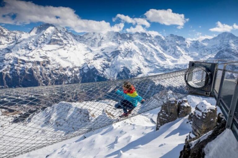Schilthorn Day Trip and Bond World 007 from Geneva - Descending and Free Time