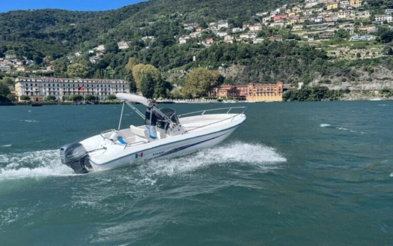 Self Drive Boat Lake Como (7pax): be a Captain, no License! - Why You’ll Love This Experience