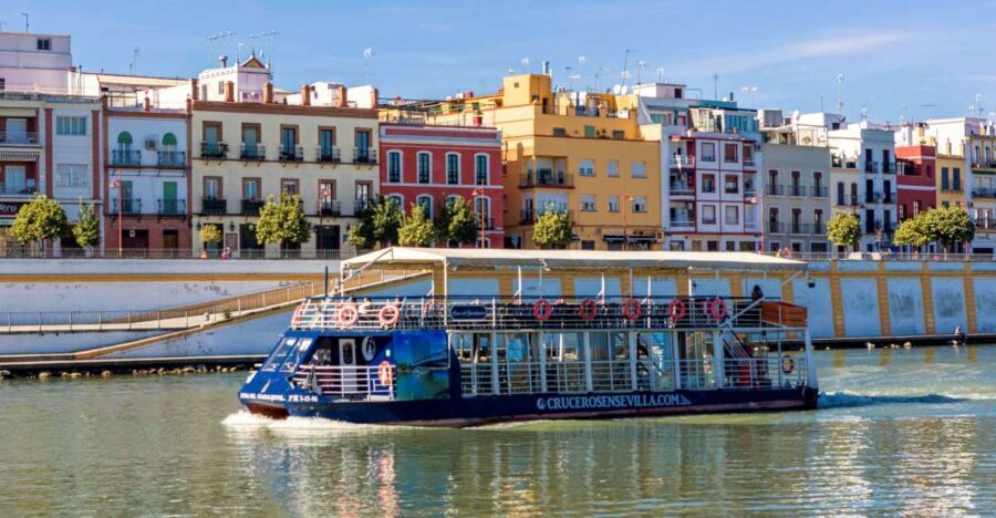 Seville: Panoramic Cruise, Hop-On-Hop-Off Bus & Walking Tour - The Itinerary: What You Can Expect
