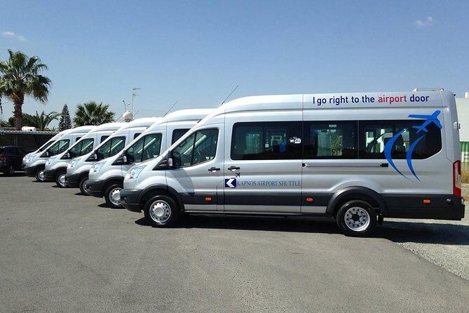 Shared shuttle transfer from Hotels to Paphos Airport - Key Points