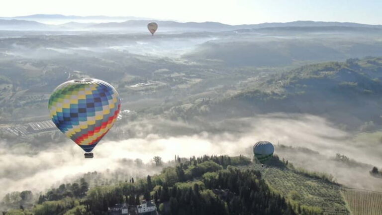 Siena: Balloon Flight Over Tuscany with a Glass of Wine - The Itinerary in Detail