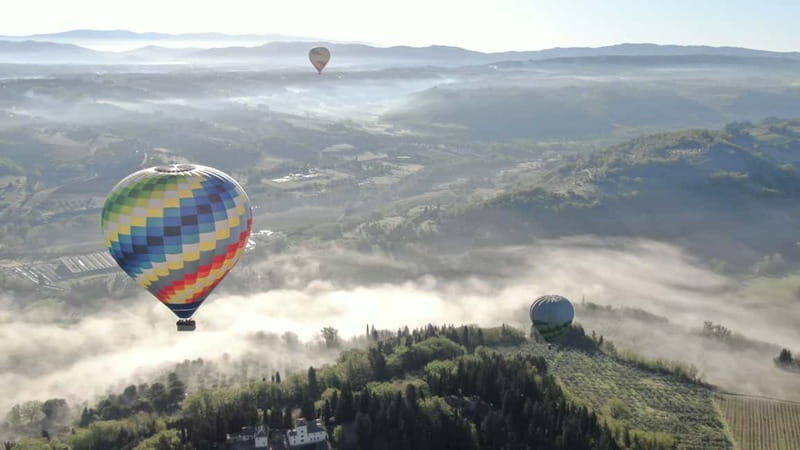 Siena: Balloon Flight Over Tuscany with a Glass of Wine - The Itinerary in Detail