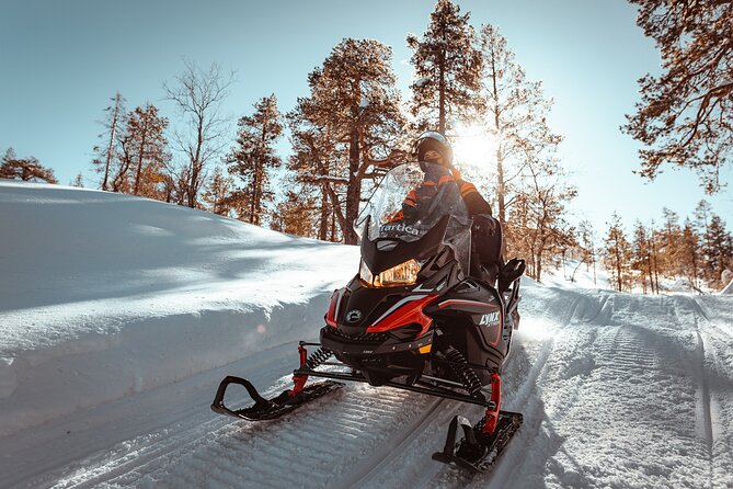 Snowmobile Safari with Ice Fishing and Outdoor Lunch in Levi - Key Points