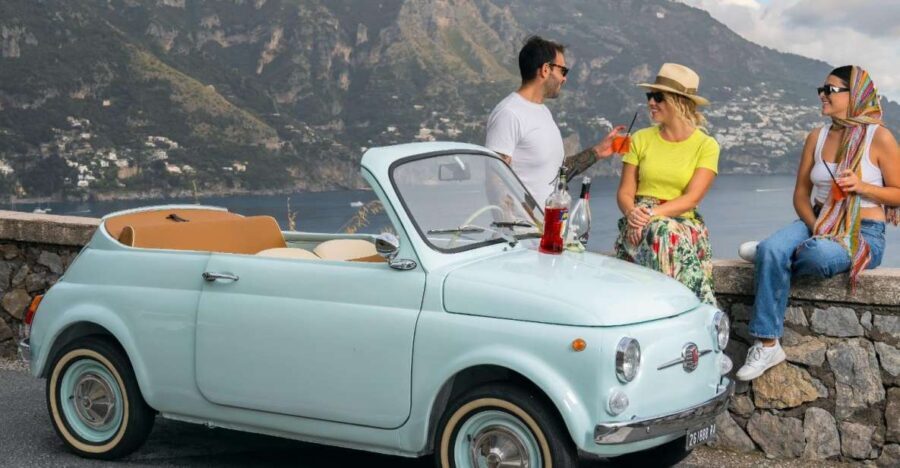 Sorrento and Amalfi Coast: Tour in Fiat 500 Spiaggina - Discovering the Itinerary and Key Stops
