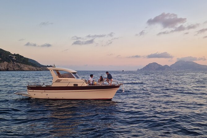Sorrento Coast Sunset Aperitif Boat Tour - Key Points