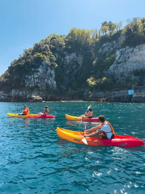 Sorrento: kayak small group tour to Bagni Regina Giovanna - What’s Included and What’s Not