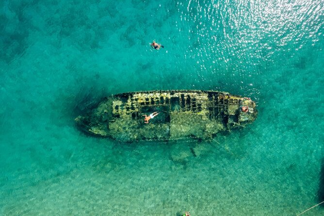 Split: Blue Lagoon, Shipwreck, & olta Tour with Lunch & Drinks - Key Points