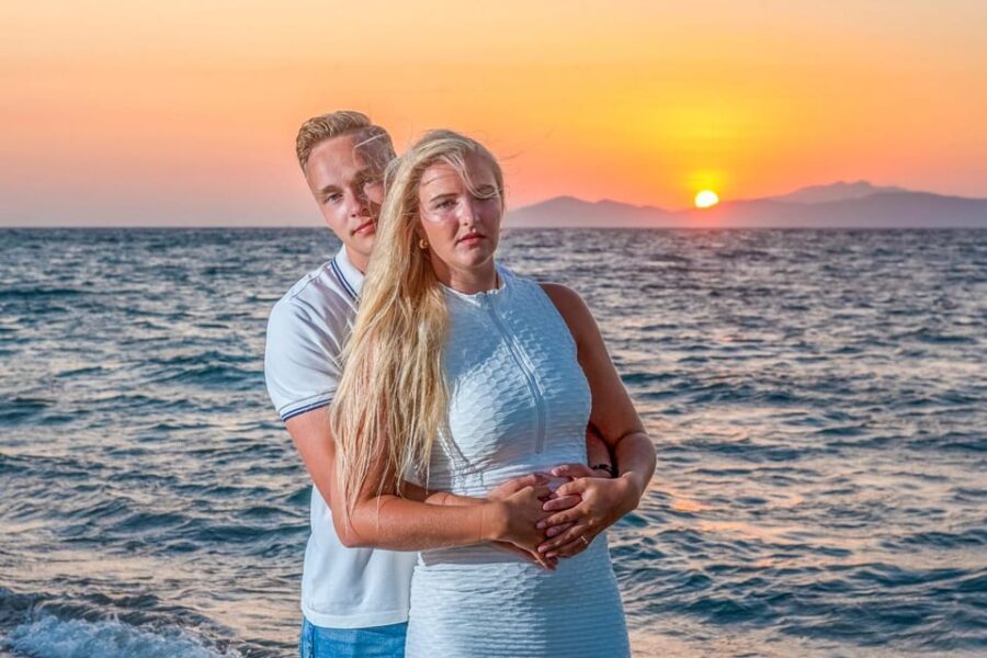 Sunset Photo shoot on the beach Kos island - Breaking Down the Experience: From Booking to Photos