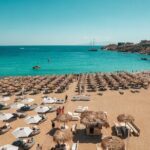 Super Paradise Beach Mykonos Seaside Sunbed (5th & 6th row) - An In-Depth Look at the Super Paradise Beach Experience