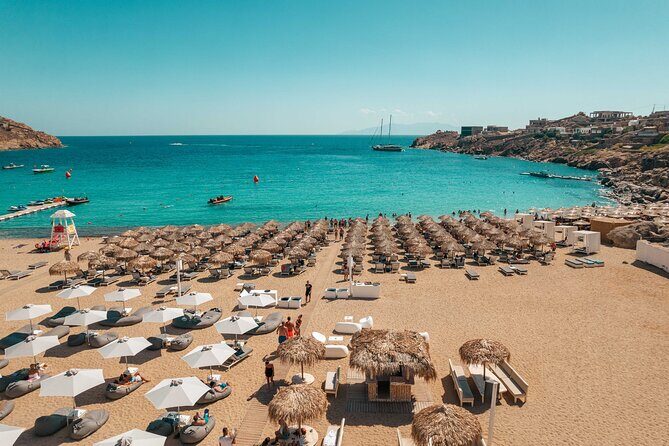 Super Paradise Beach Mykonos Seaside Sunbed (5th & 6th row) - An In-Depth Look at the Super Paradise Beach Experience